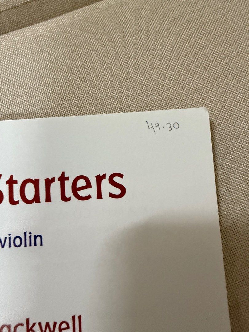 Violin Beginner Book Fiddle Starters Kids Children Adult Reference Book ...