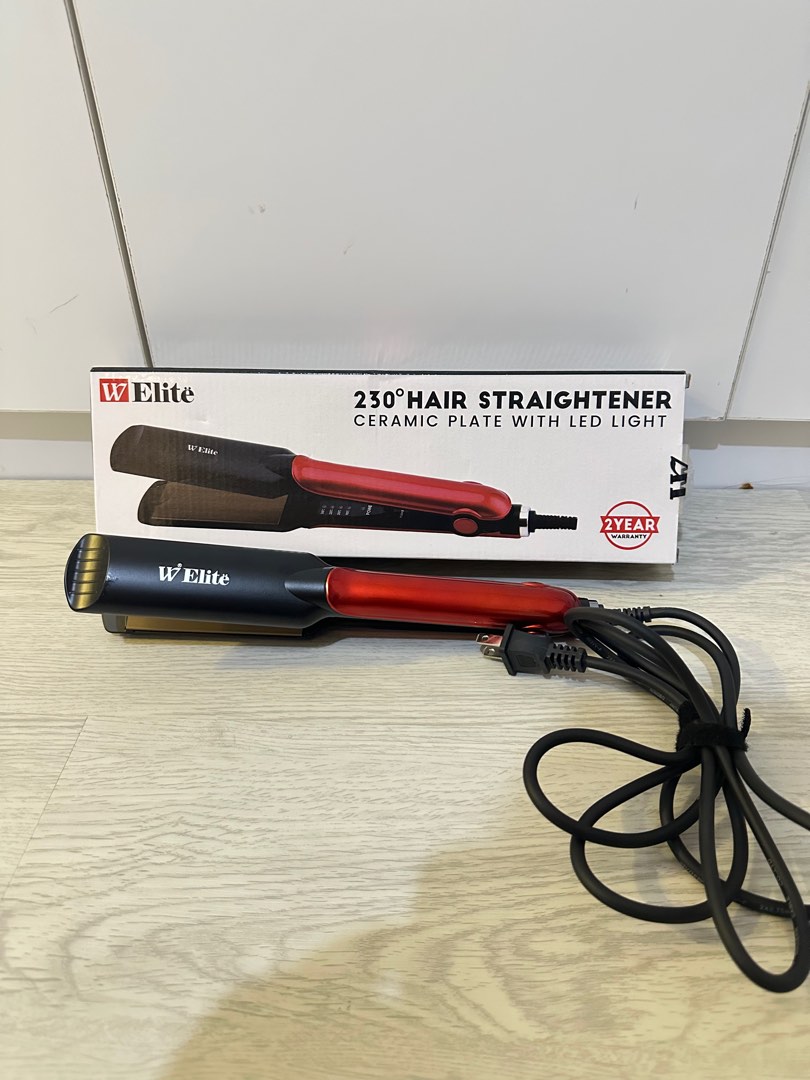 W Elite Hair Straightener, Beauty & Personal Care, Hair on Carousell