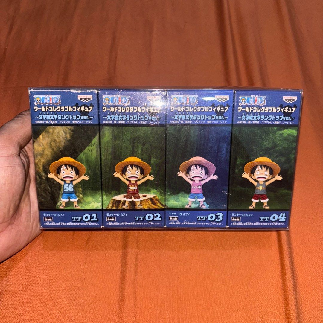WCF ONE PIECE | TT 01 - 08 | (TOP TANK) | GOLD STICKER, Hobbies & Toys, Toys & Games on Carousell