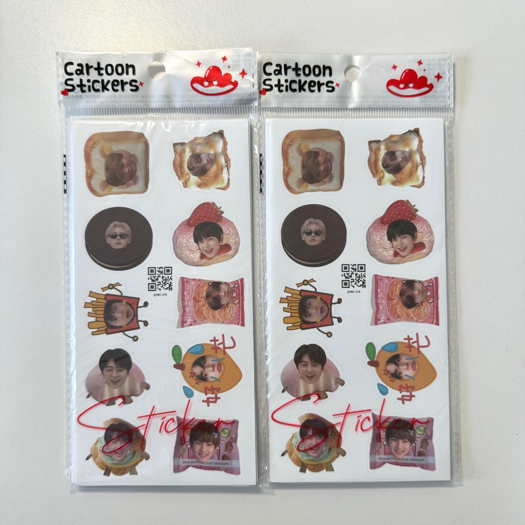 [wts/lfb] enhypen food stickers, Hobbies & Toys, Memorabilia ...