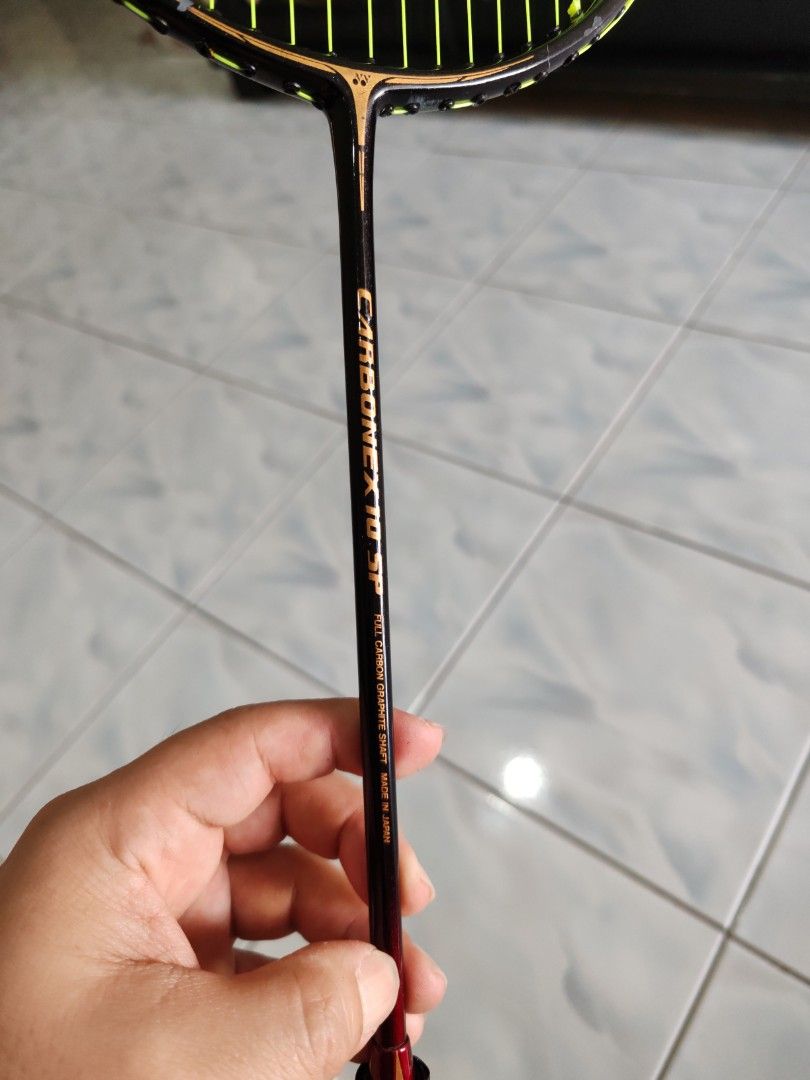Yonex Carbonex 10SP racket, Sports Equipment, Sports & Games, Racket ...