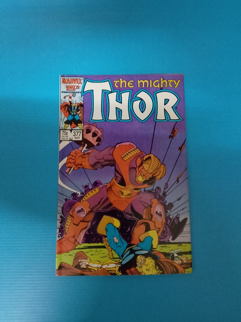 1st app Bitterhand, Grendell ! Thor #377 ( Walter Simonson - Cover Art ...
