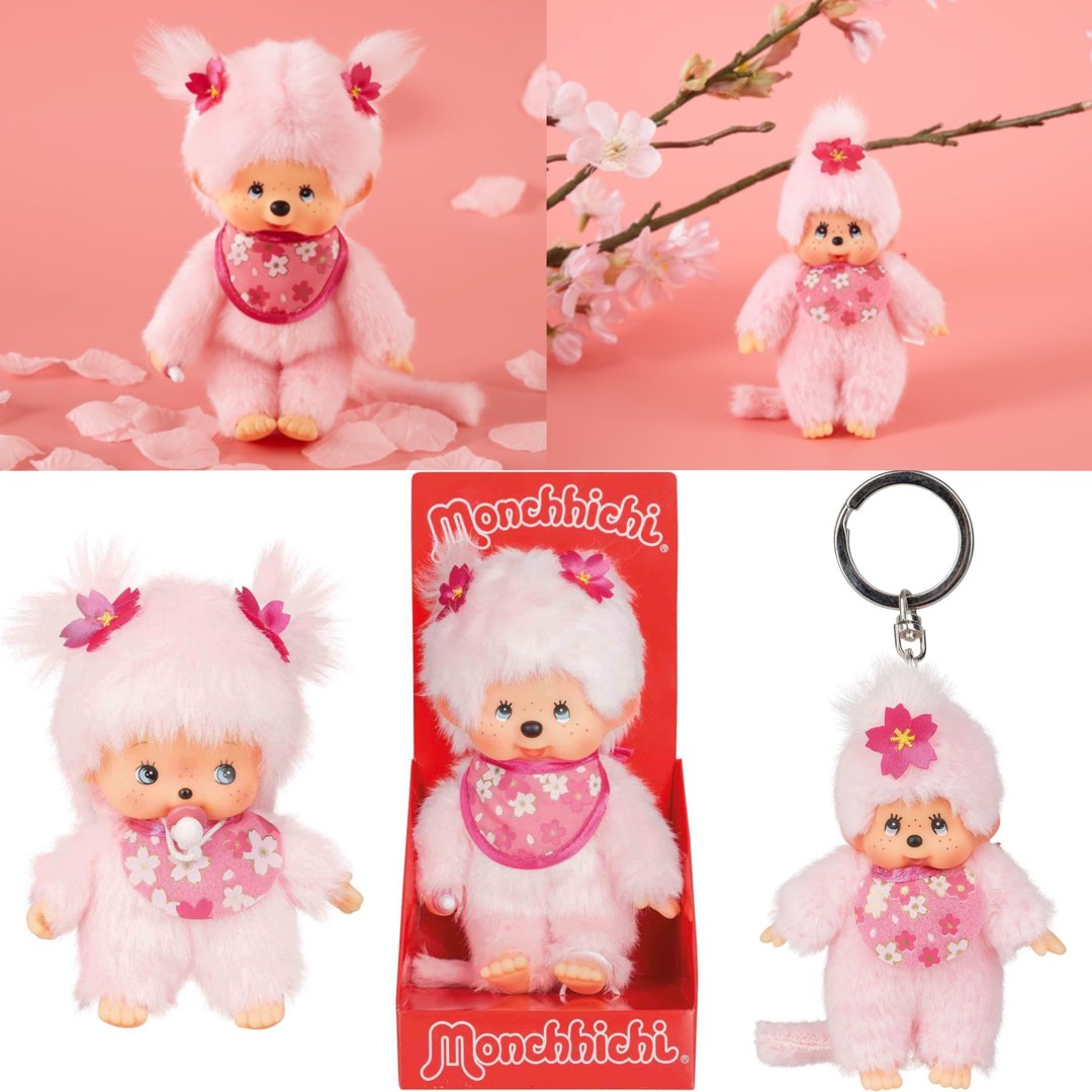 預訂 歐洲版 Sekiguchi Monchhichi Monchichi mcc Bebichhichi 藍眼 限定 蒙奇奇 萌趣趣 粉紅色 ...