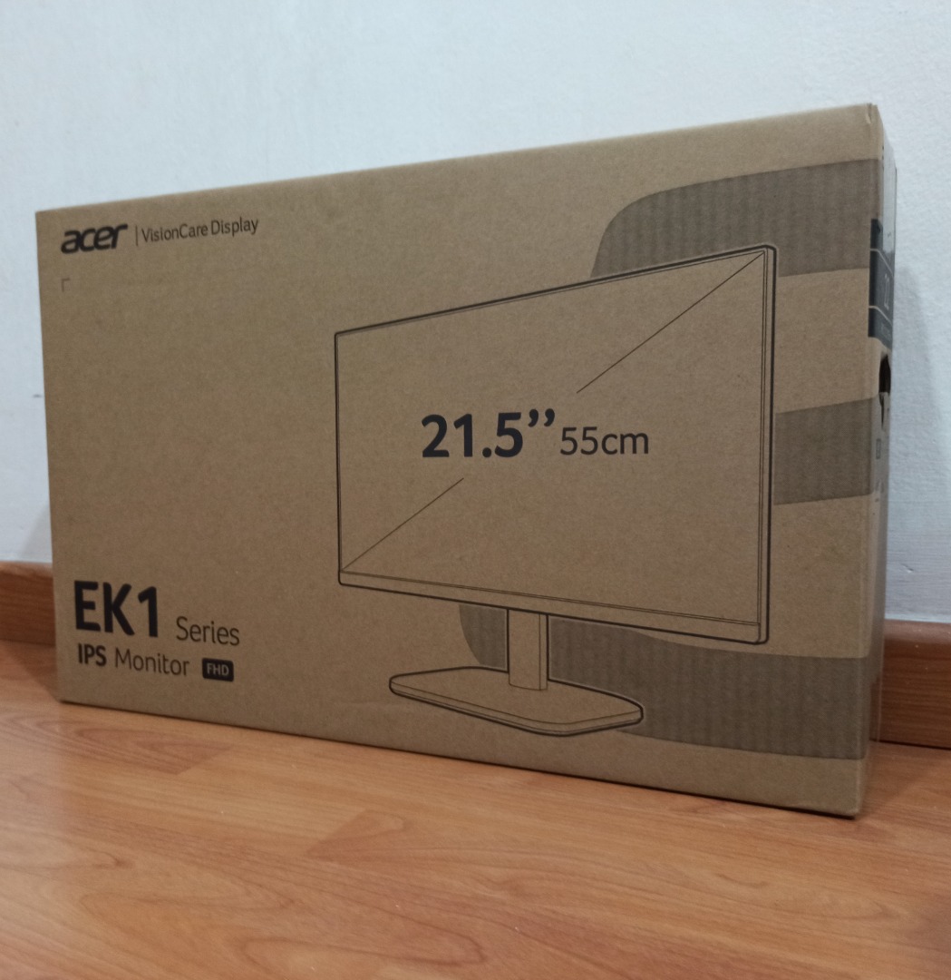ACER EK221Q E3 IPS 1ms 100hz 21.5" Monitor, Computers & Tech, Parts ...