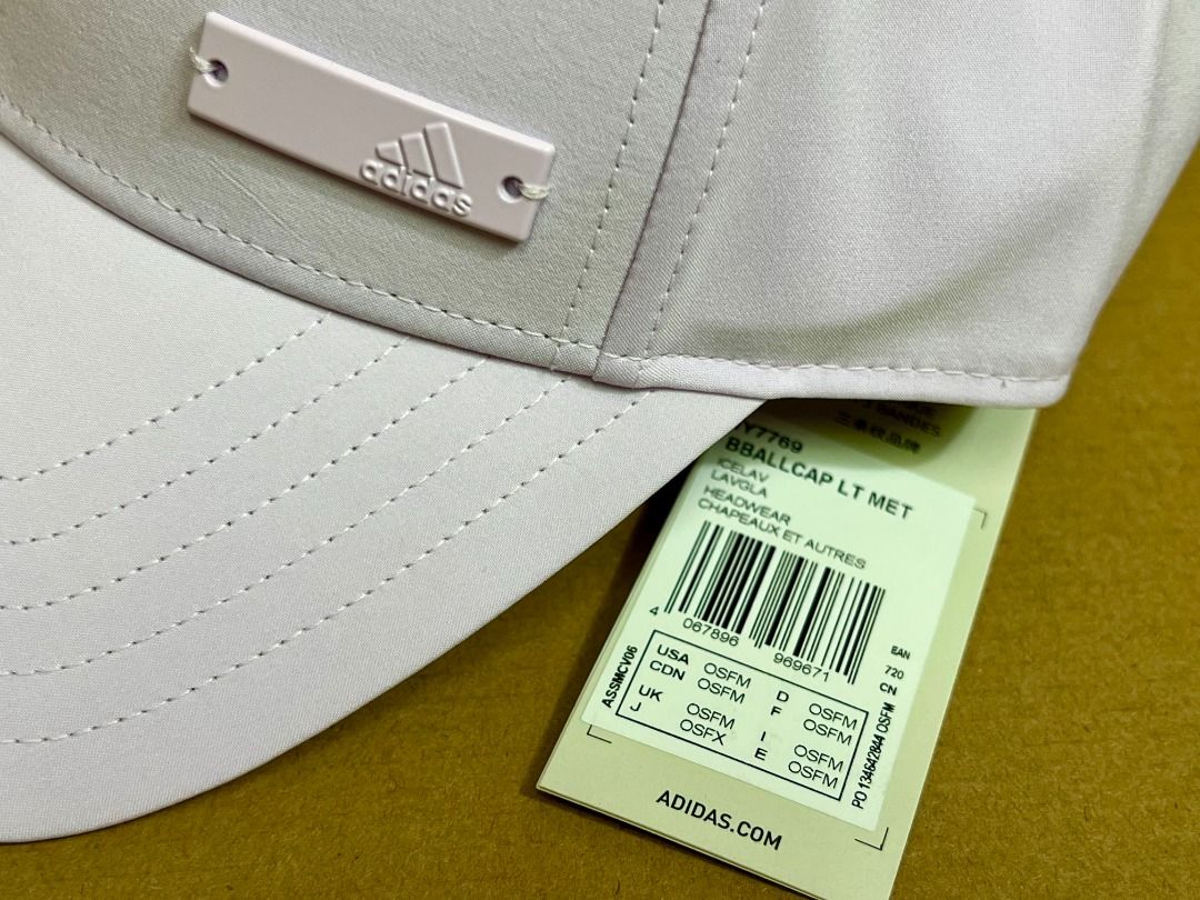 (全新 NEW) Adidas 輕盈棒球帽（金屬徽章）紫色Size: OSFM METAL BADGE LIGHTWEIGHT ...