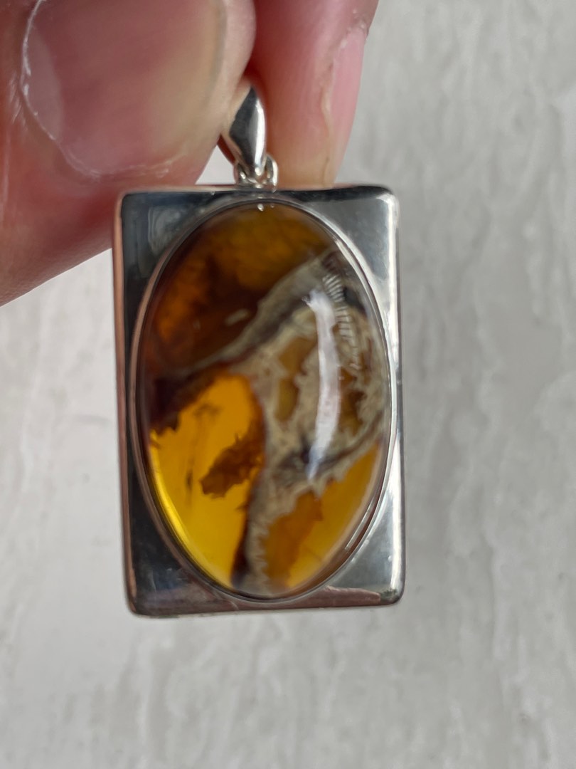 Amber pendant, Men's Fashion, Watches & Accessories, Jewelry on Carousell