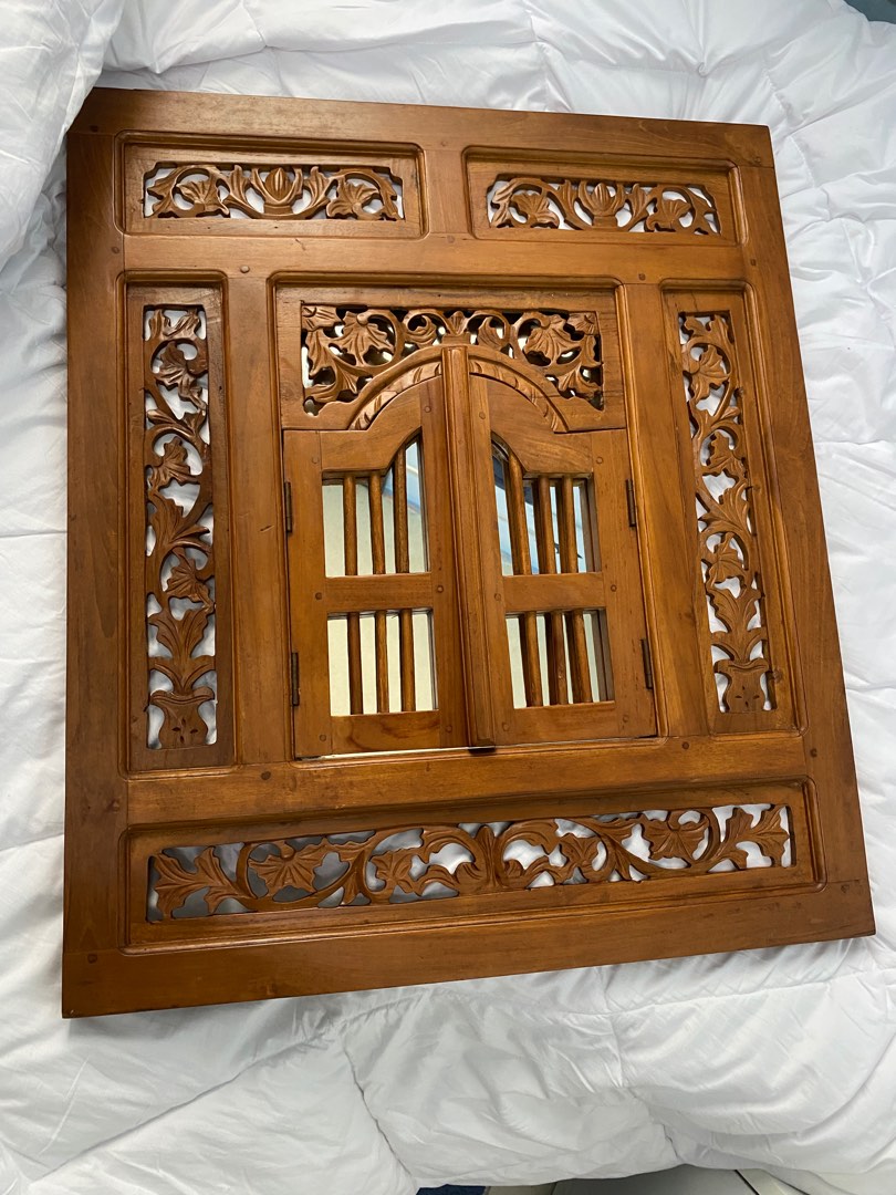 Antique mirror/cermin antik, Hobbies & Toys, Collectibles & Memorabilia ...