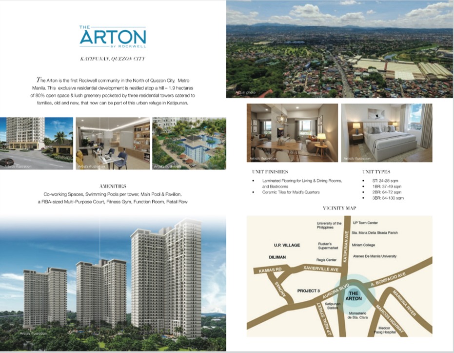Arton by Rockwell West Tower Studio, Property, For Sale, Apartments ...