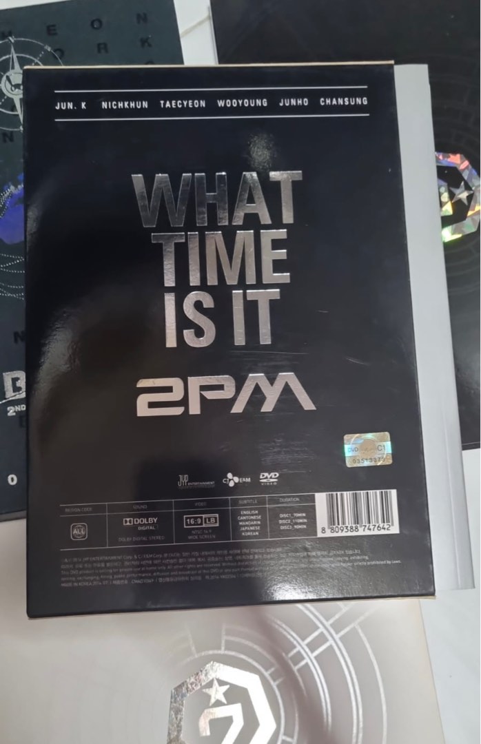 Authentic 2PM what time is it DVD CD, Hobbies & Toys, Memorabilia ...