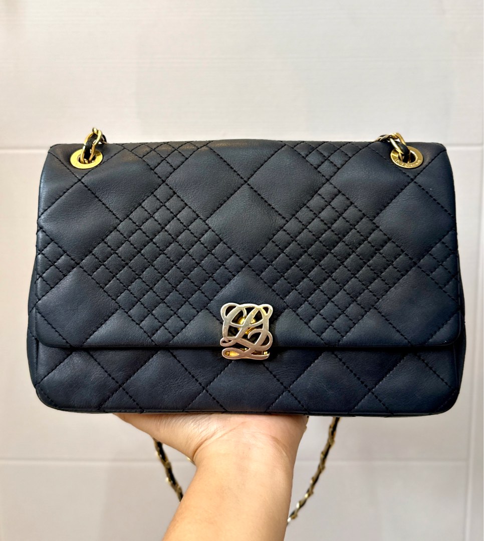 Authentic Louis Quatorze Diamond Quilted 2 way Bag, Women's Fashion ...