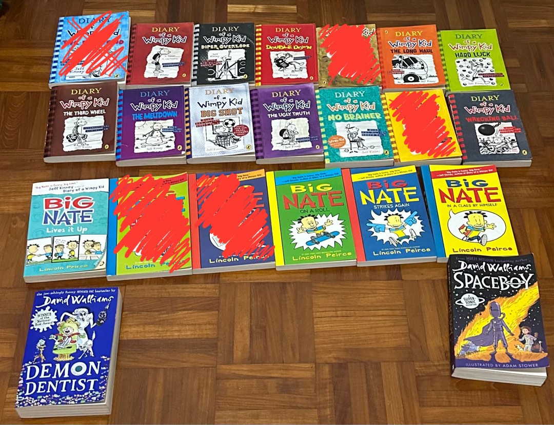 Big Nate, Diary of a Wimpy kid, Demon Dentist, Space Boy, Hobbies ...