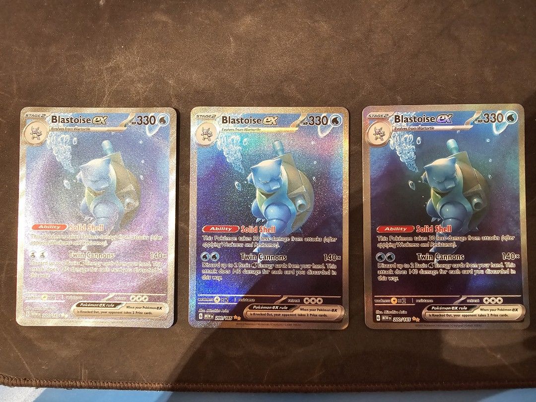 Blastoise ex 151 SIR Pokemon TCG Card MEW 200/165, Hobbies & Toys, Toys ...
