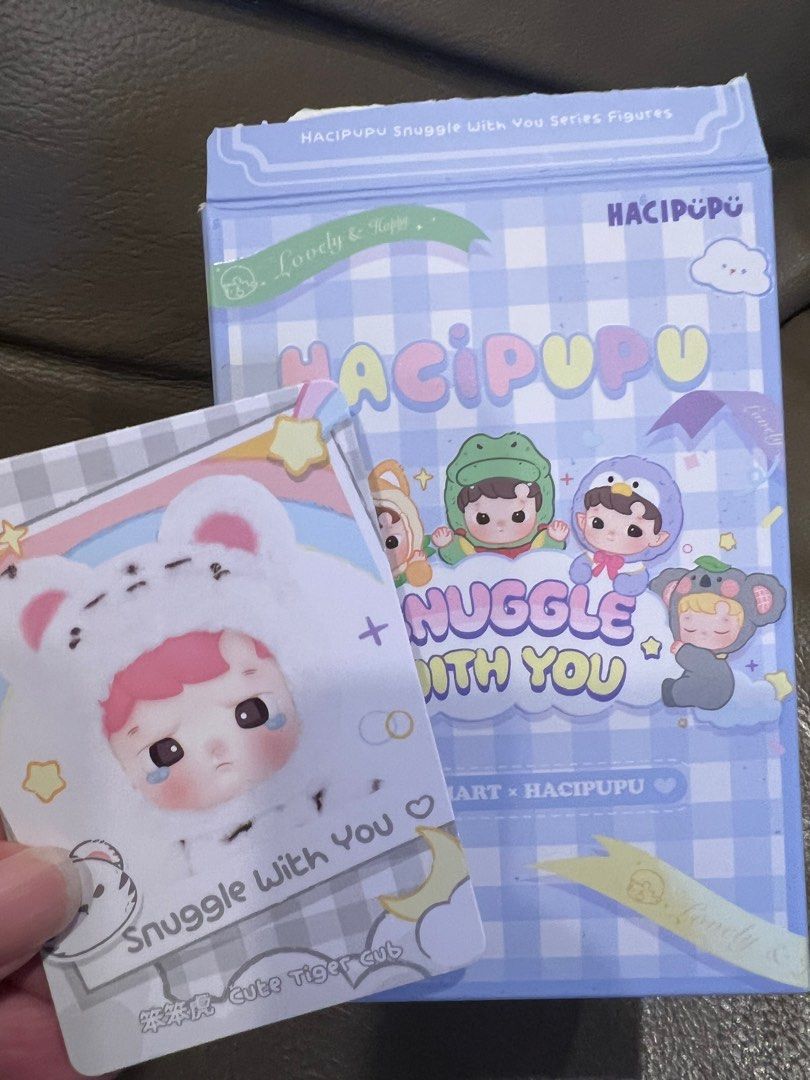 [BNIF] Popmart HACIPUPU Snuggle With You Series - Cute Tiger Cub ...