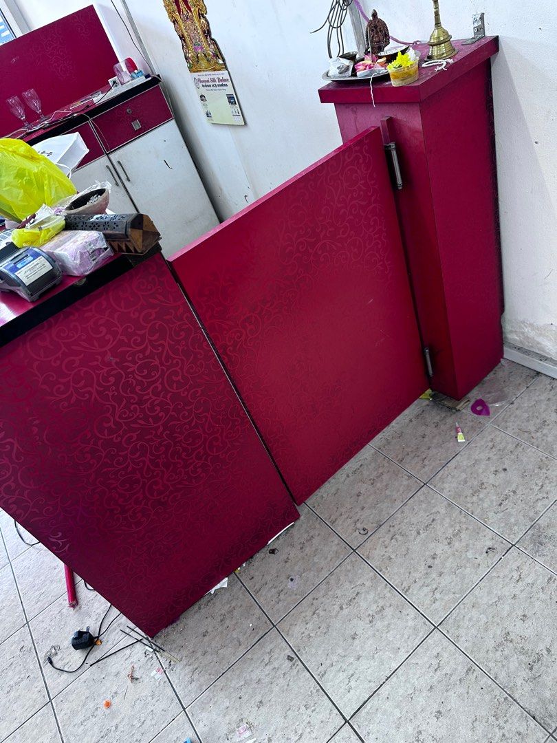 Cashier table and wardrobe, Furniture & Home Living, Furniture, Shelves ...