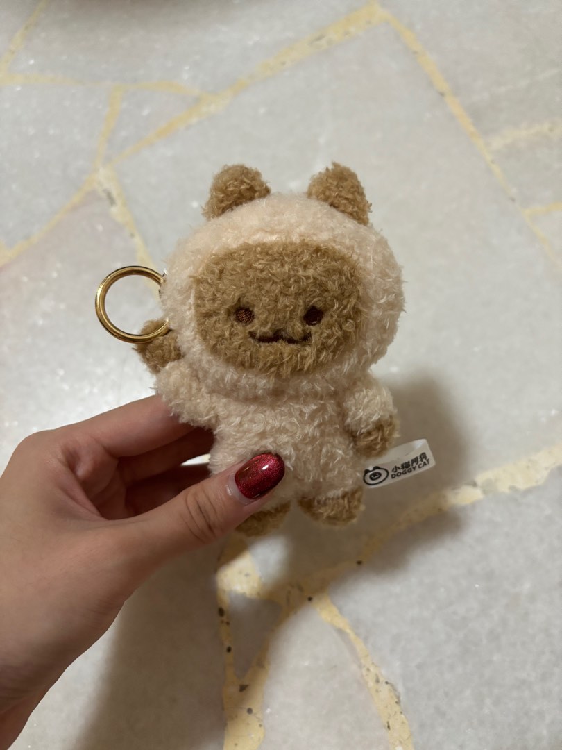 kkv siamese cat plush keychain, Hobbies & Toys, Toys & Games on Carousell