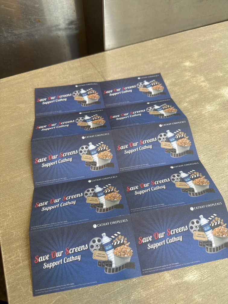 Cathay All Day Ticket - $10 each, Tickets & Vouchers, Event Tickets on ...