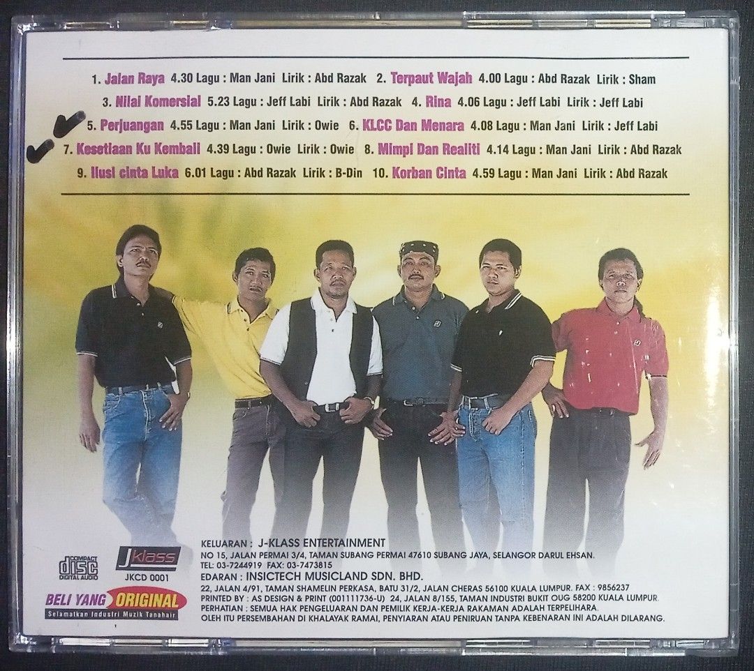CD kumpulan J*Klass (1st Album), Audio, Portable Music Players on Carousell