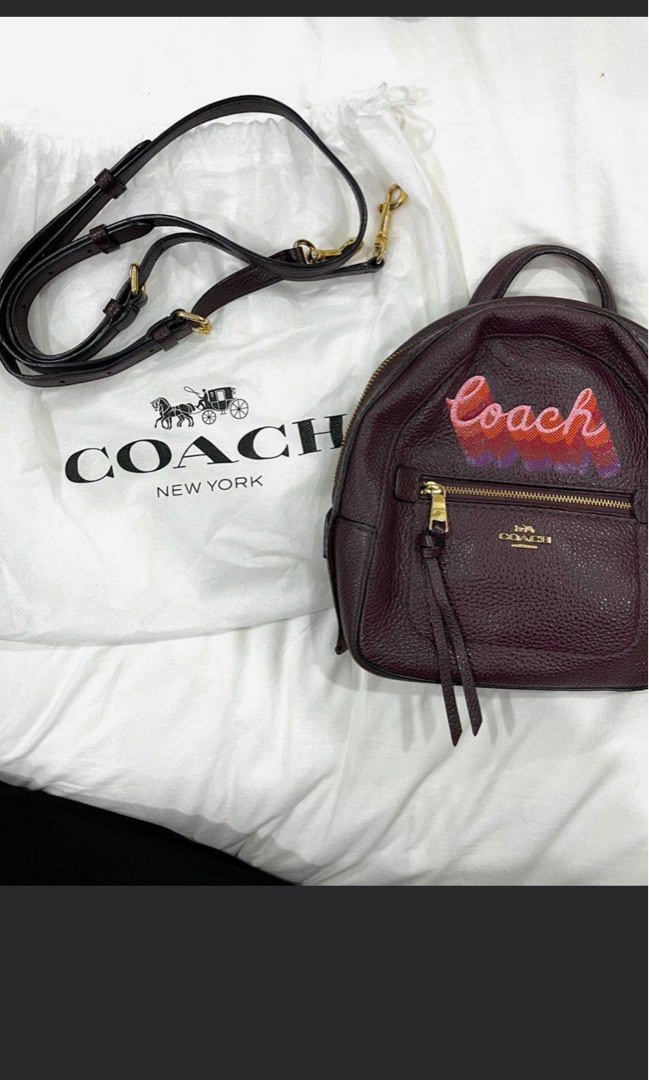 Coach Two Way Leather Bag, Luxury, Bags & Wallets on Carousell