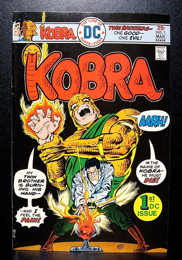 COMICS: DC: Kobra #1 (1976), origin and 1st Kobra app/1st solo series ...