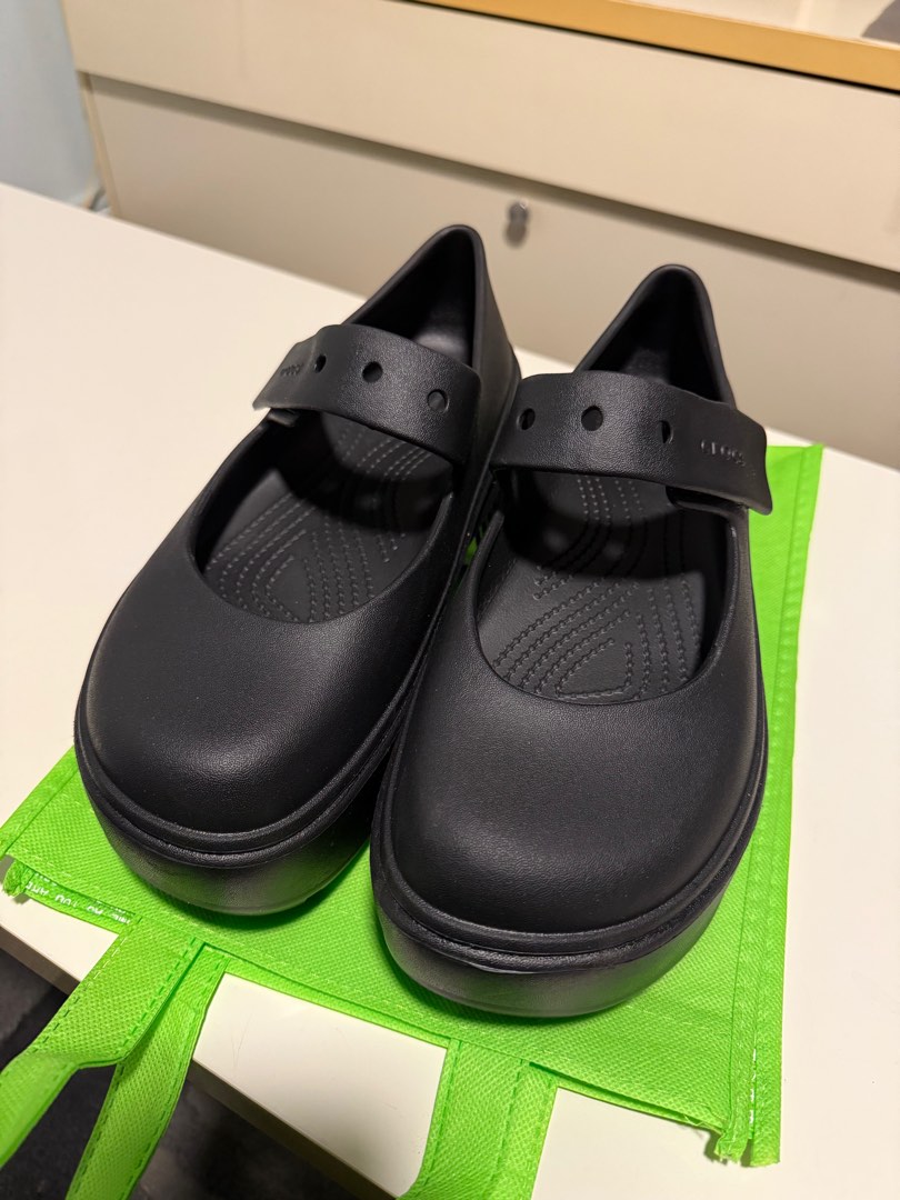 Crocs Stomp Mary Jane, Women's Fashion, Footwear, Wedges on Carousell