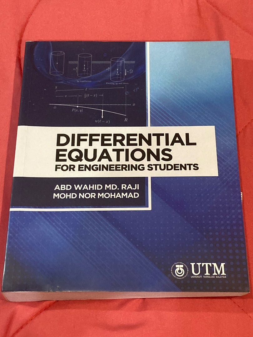 Differential Equations for Engineering Students 1st Edition UTM ...
