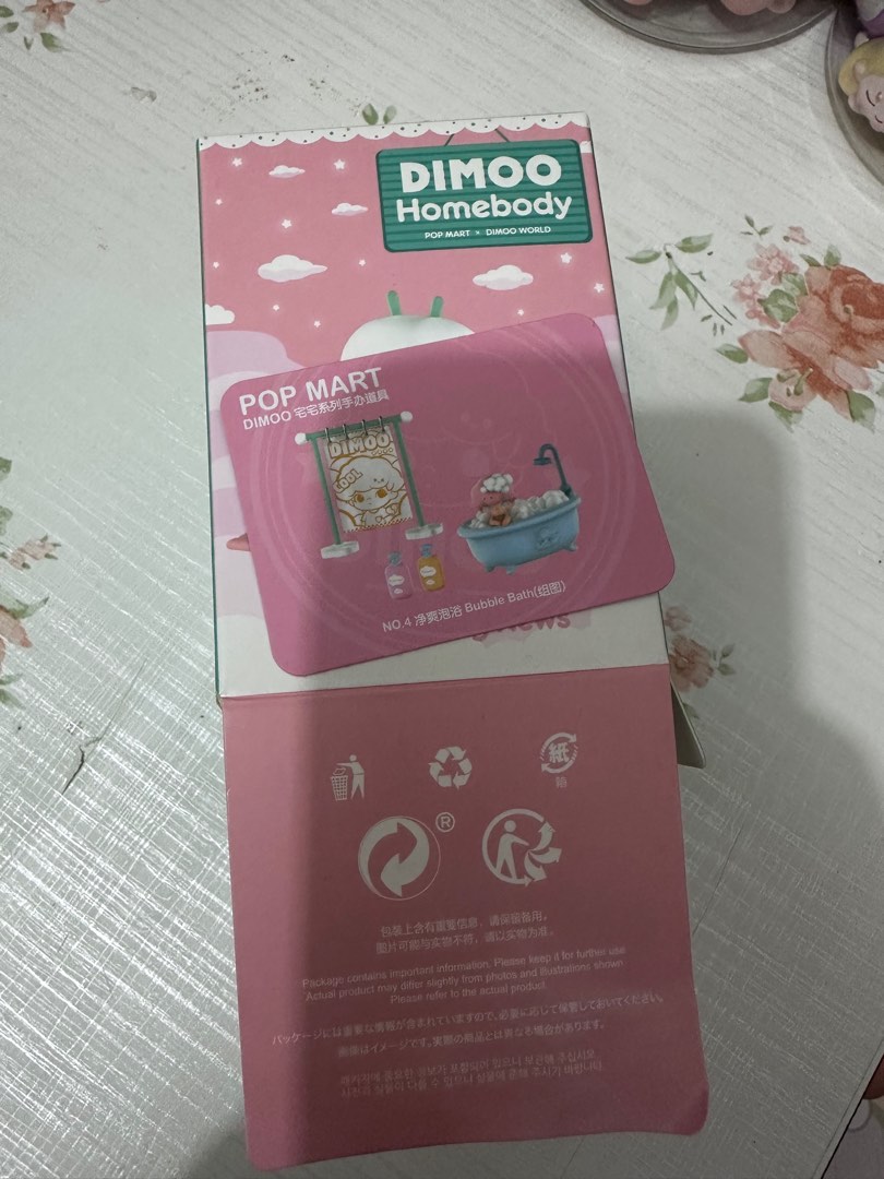 Dimoo Homebody - Bubble Bath, Hobbies & Toys, Toys & Games on Carousell