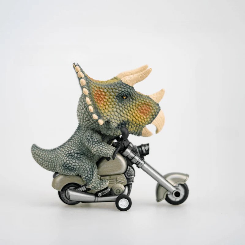 Dino Beast Riders Motorider harley davidson Triceratops Toys Diecast ...