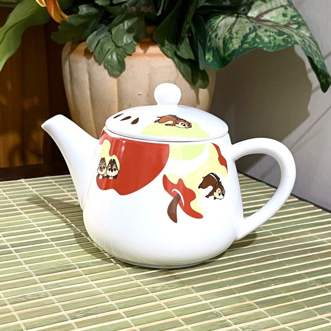 Disney Characters series Chip and Dale chipmunks teapot by Sango Japan ...