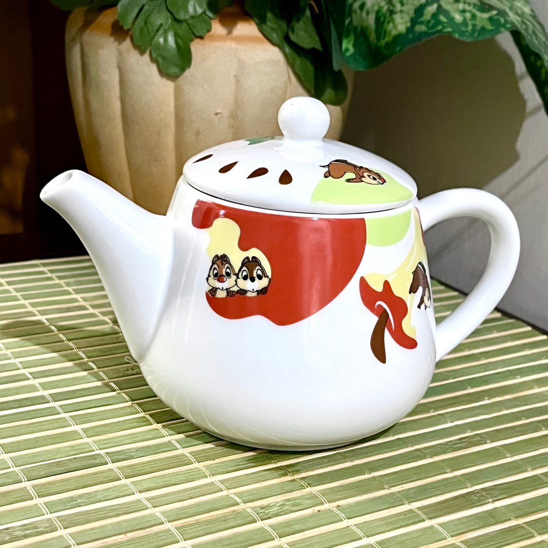 Disney Characters series Chip and Dale chipmunks teapot by Sango Japan ...