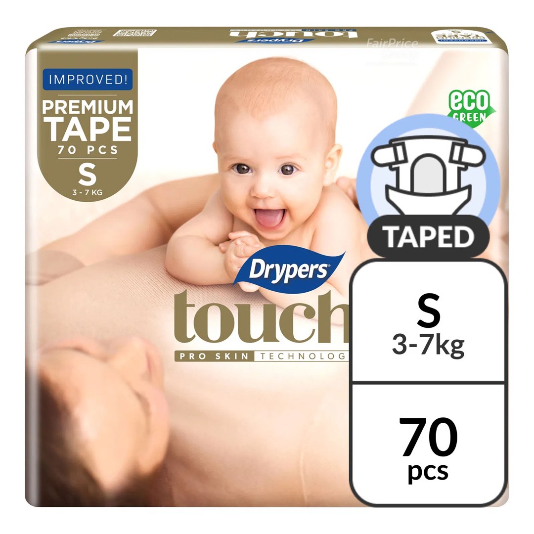 Drypers Touch Diapers S, Babies & Kids, Bathing & Changing, Diapers ...