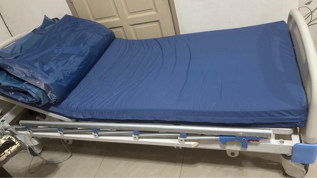Electric Bed + Mattress Alternating Bubble Ripple Mattress With ...