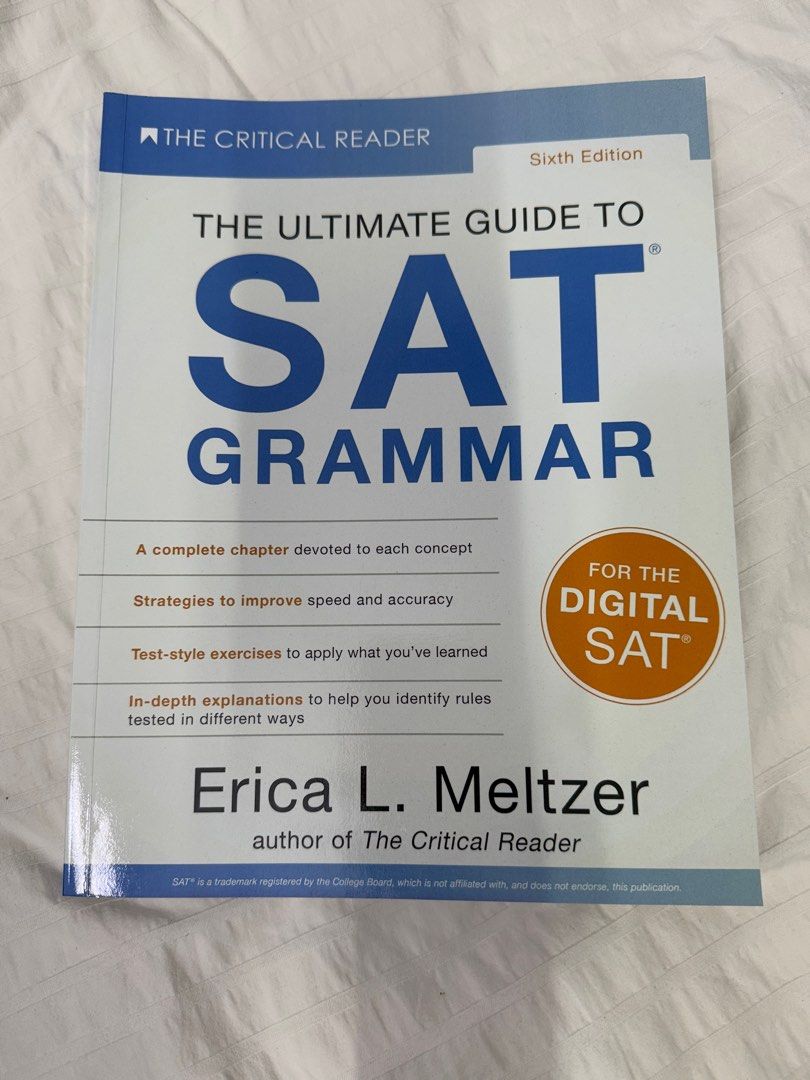 Erica Meltzer Digital SAT Grammar, Hobbies & Toys, Books & Magazines ...