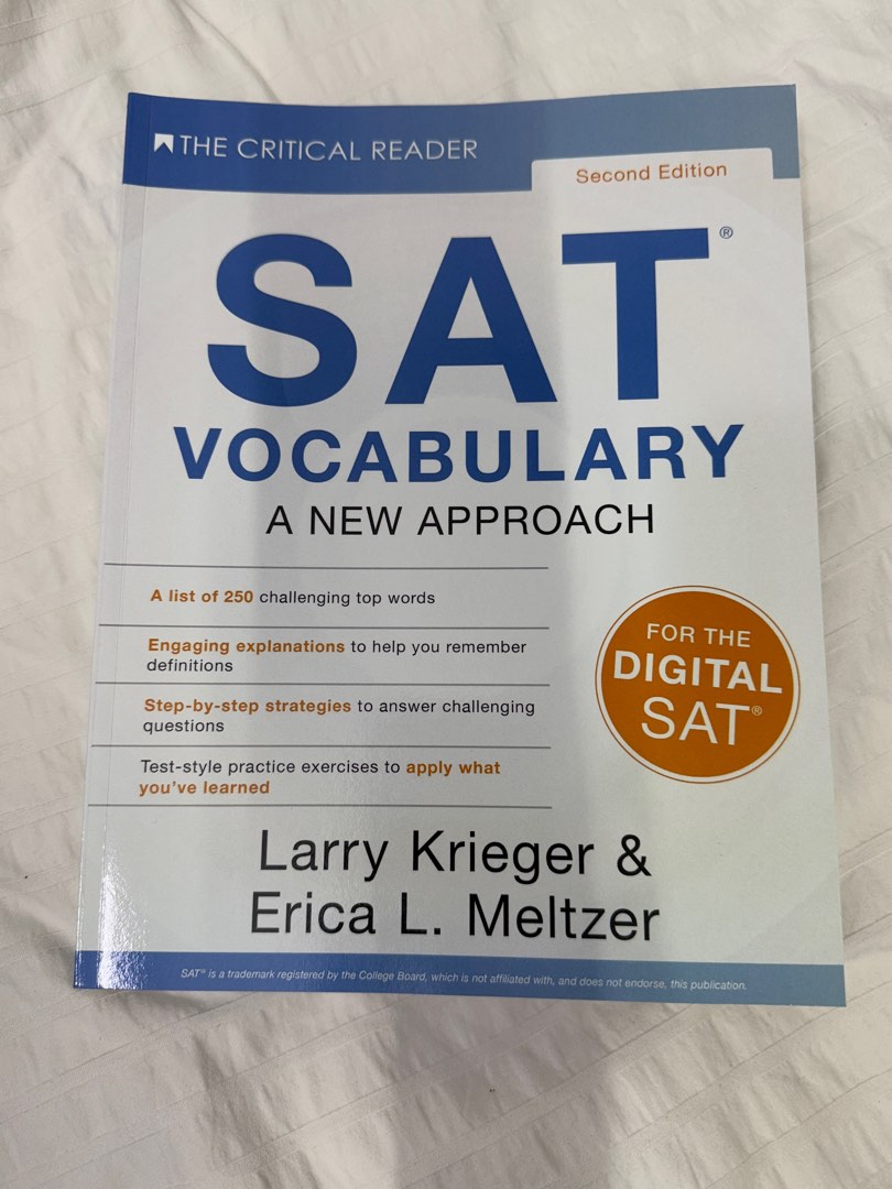 Erica Meltzer Digital SAT vocabulary, Hobbies & Toys, Books & Magazines ...