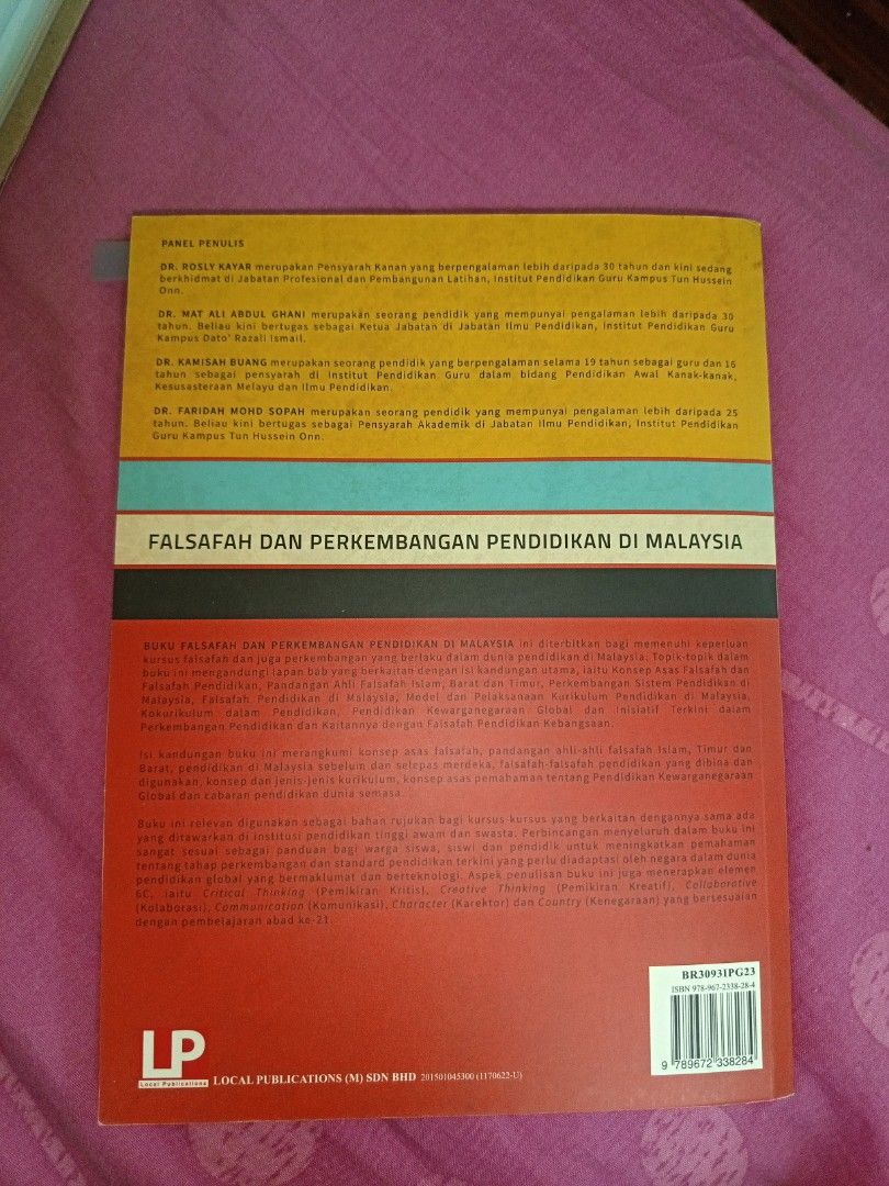 Falsafah Pendidikan Dan Perkembangan Pendidikan Di Malaysia Hobbies