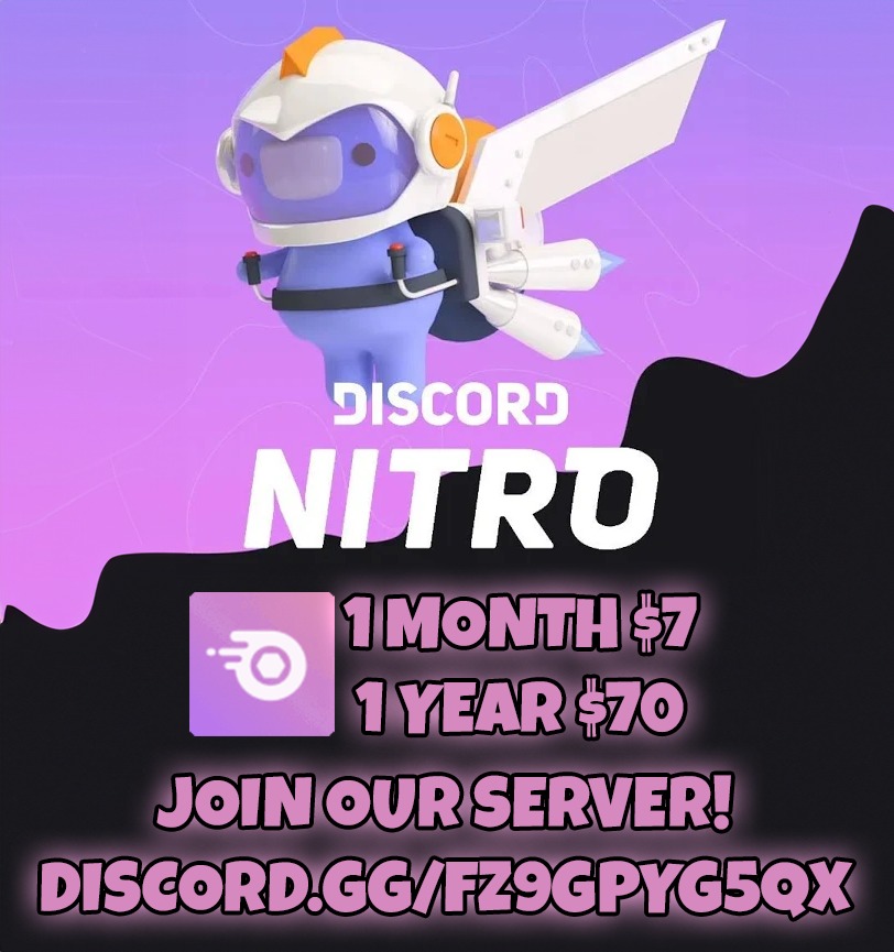 [FAST DELIVERY VIA LOGIN, NO GIFT LINKS] Discord Nitro 1 Month/1 Year ...