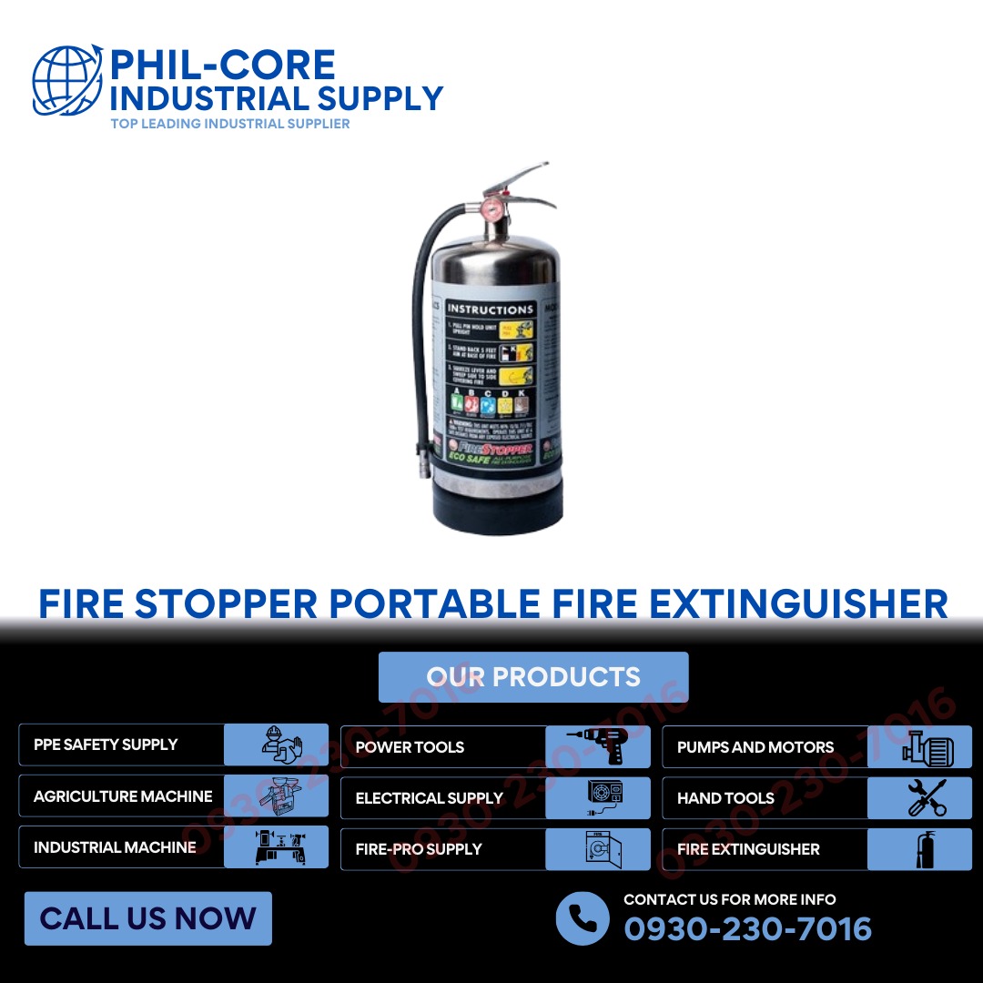 Fire Stopper Portable Fire Extinguisher, Compact Fire Suppression Unit ...