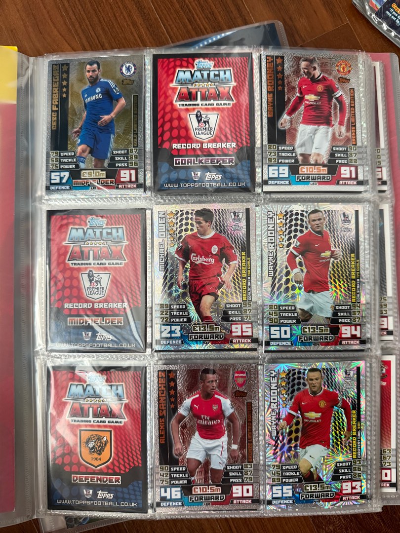 Full binder Football cards (rare), Hobbies & Toys, Memorabilia ...