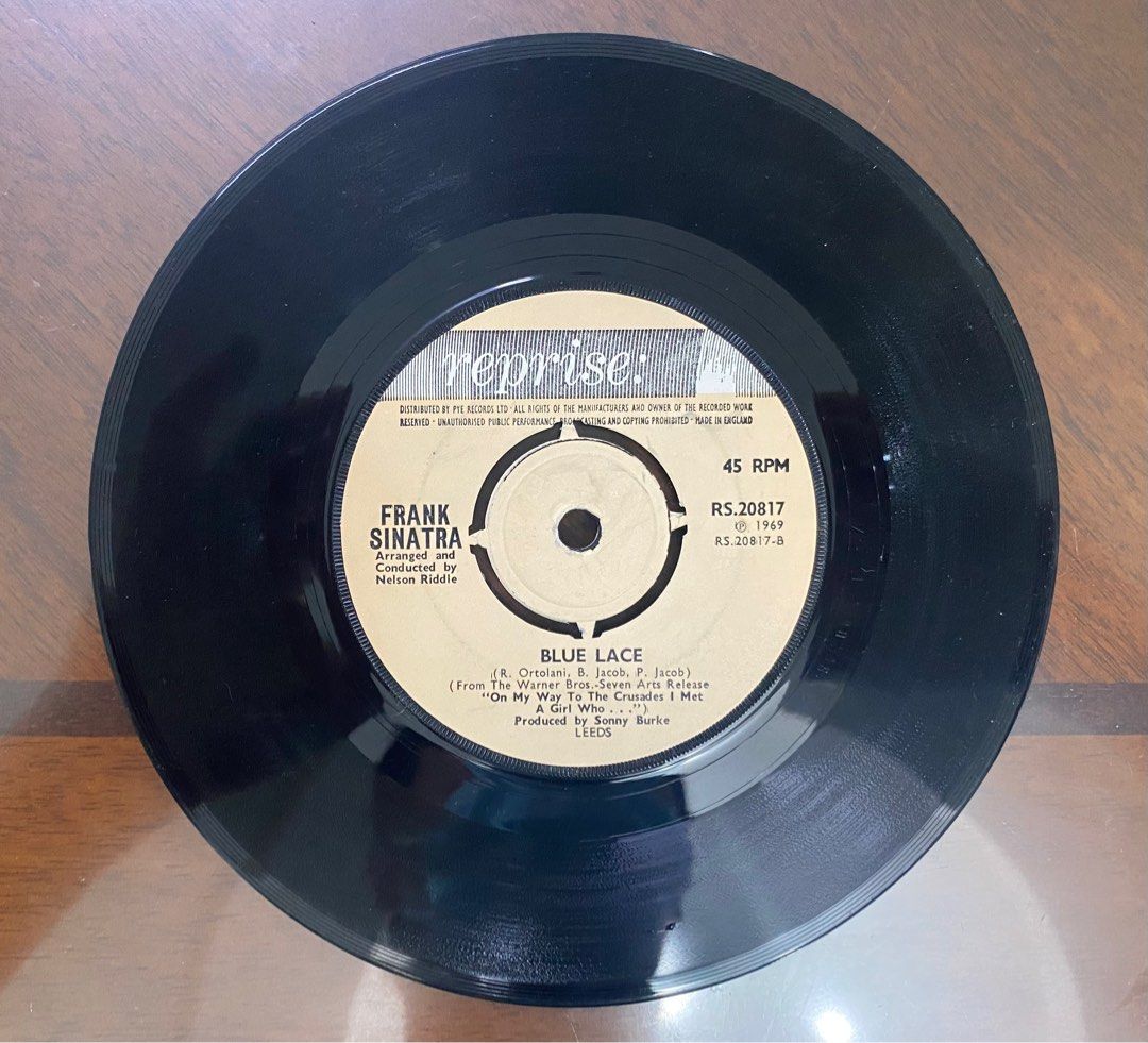 Frank Sinatra - My Way / Blue Lace - Philippines Original Jazz Vocal ...