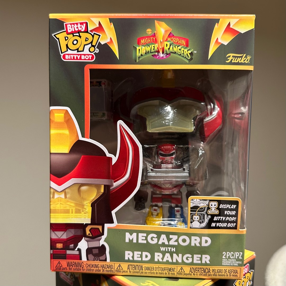 Funko Megazord with Red Ranger bitty pop, Hobbies & Toys, Toys & Games ...