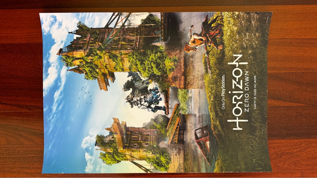 Horizon Zero Dawn Game poster, Hobbies & Toys, Memorabilia ...