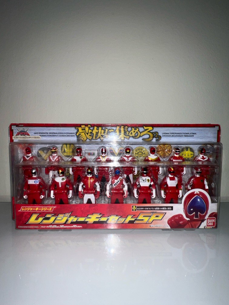 Gokaiger red ranger keys set, Hobbies & Toys, Toys & Games on Carousell