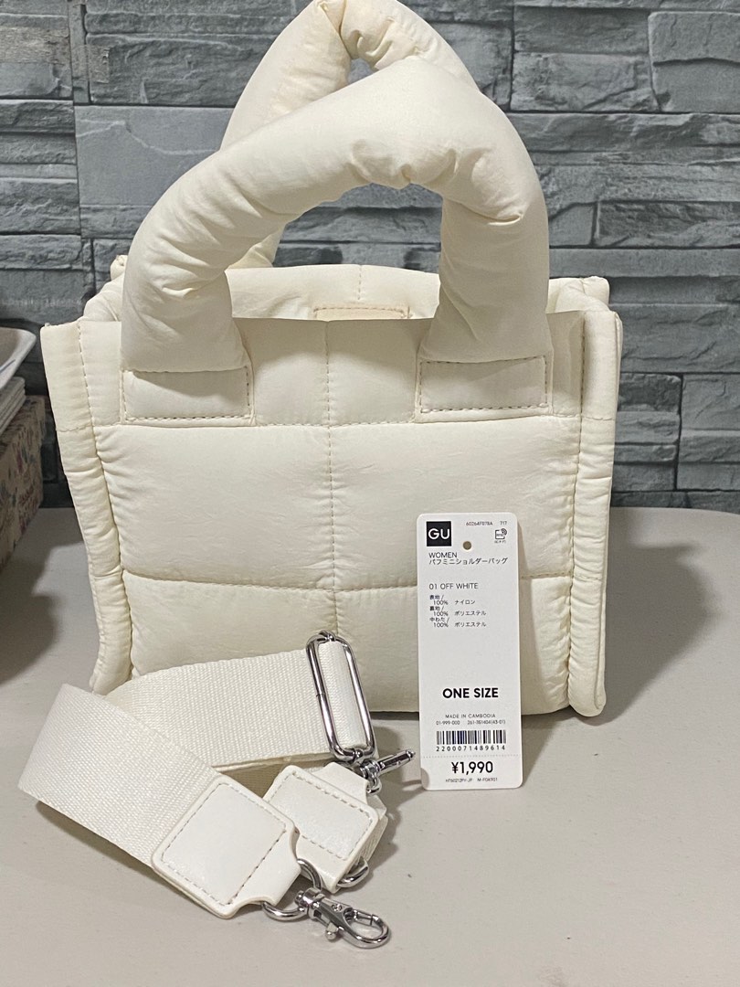 GU puffer sling bag, Women's Fashion, Bags & Wallets, Cross-body Bags ...