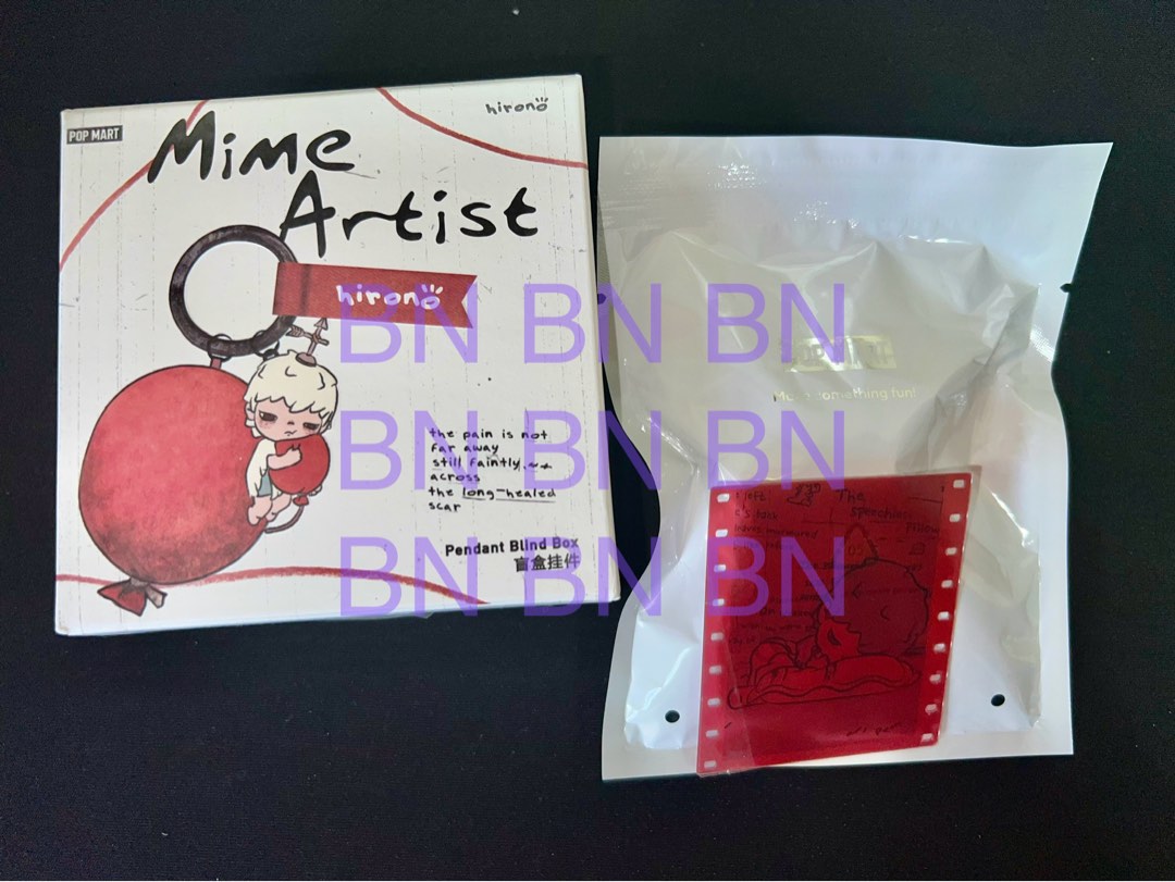Hirono Mime Pendant Poem, Hobbies & Toys, Toys & Games on Carousell