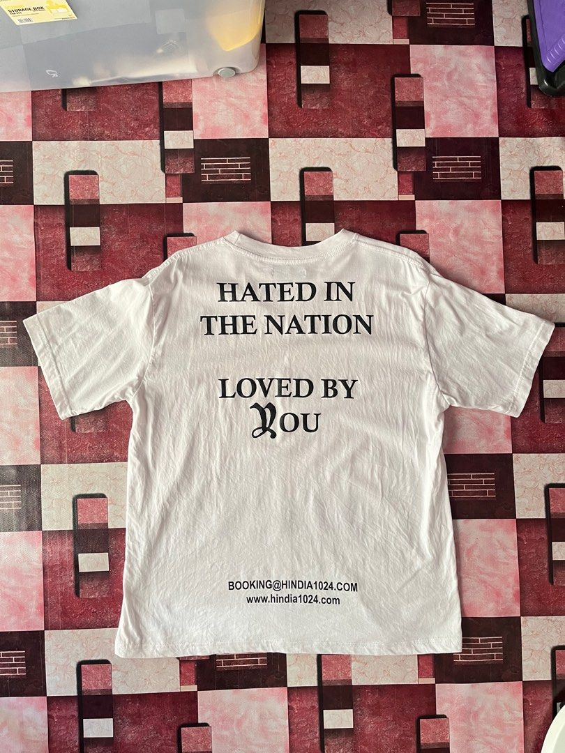 Home of Hindia Merch Tee, Men's Fashion, Tops & Sets, Tshirts & Polo ...