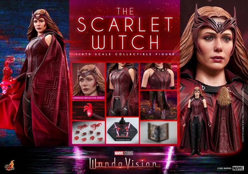 Hot Toys TMS036 - WandaVision - The Scarlet Witch, Hobbies & Toys, Toys ...