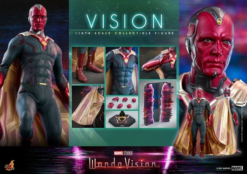 Hot Toys TMS037 - WandaVision - Vision, Hobbies & Toys, Toys & Games on ...