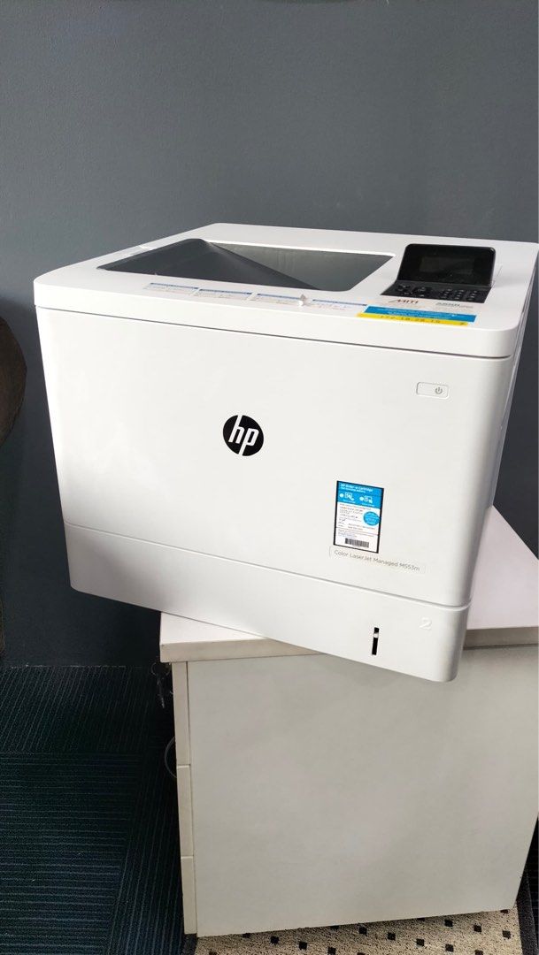 HP COLOR LASERJET MANAGED M553m, Computers & Tech, Printers, Scanners ...