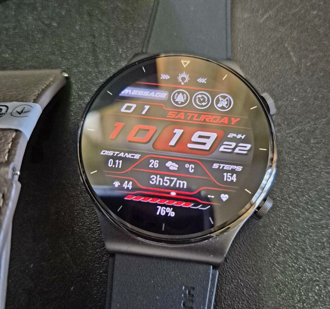 Huawei GT2 PRO [LIKE NEW-BRAND NEW]-Full Set with BOX, Luxury, Watches ...