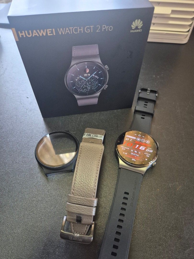 Huawei GT2 PRO [LIKE NEW-BRAND NEW]-Full Set with BOX, Luxury, Watches ...