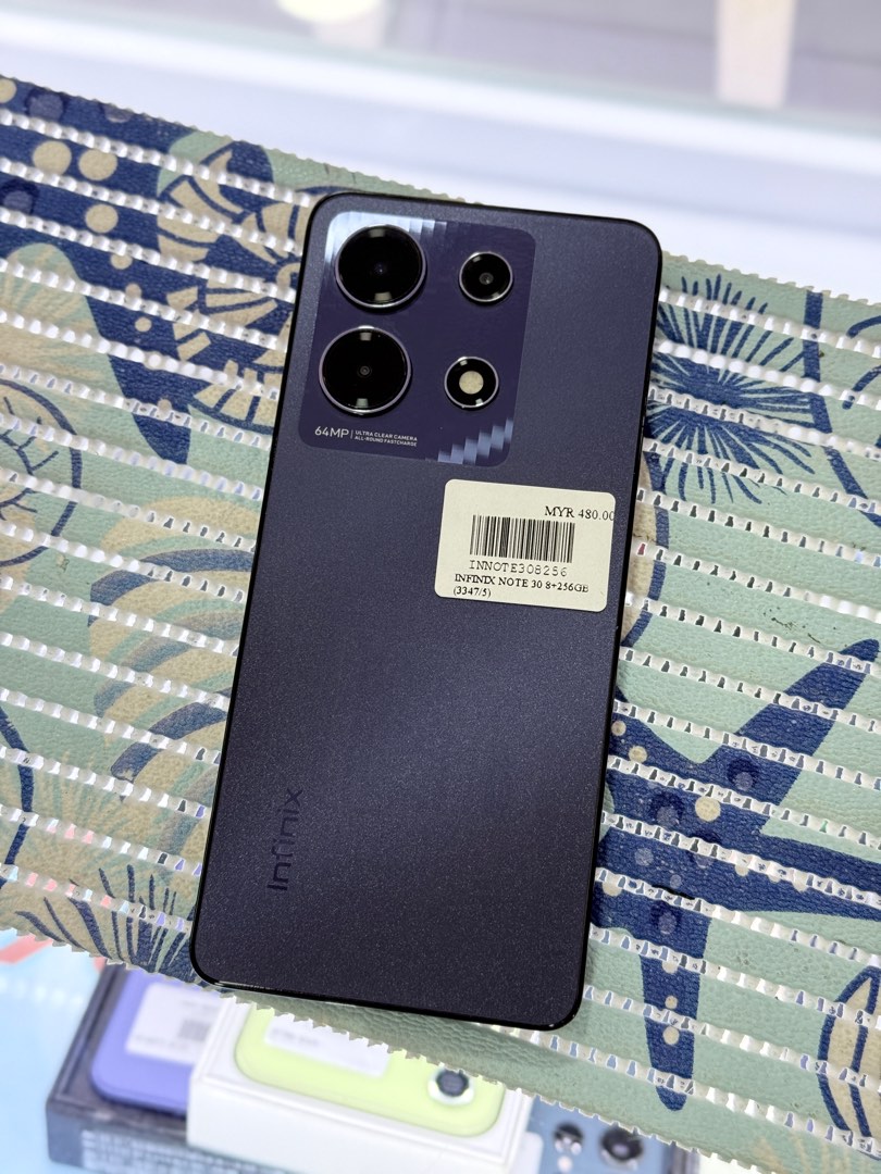 Infinix Note 30 Obsidian Black 256GB, Mobile Phones & Gadgets, Mobile ...